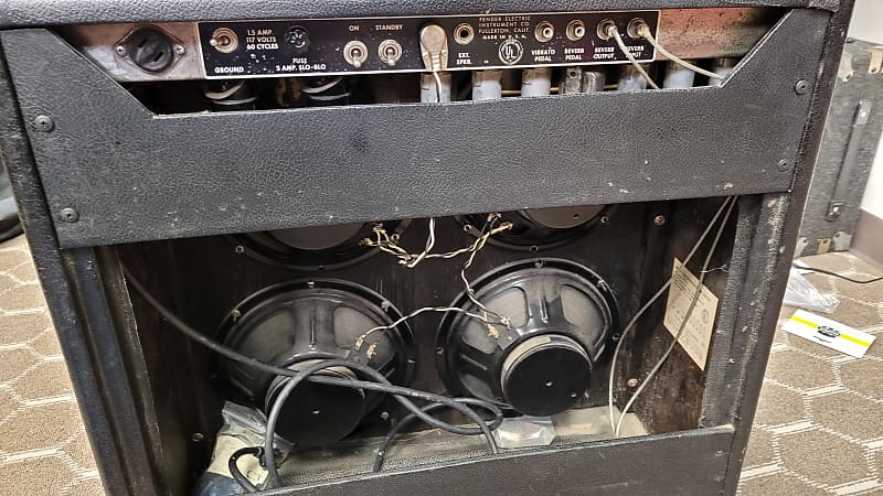 Fender Black Panel Super Reverb 2-Channel 40-Watt 4x10" | Reverb