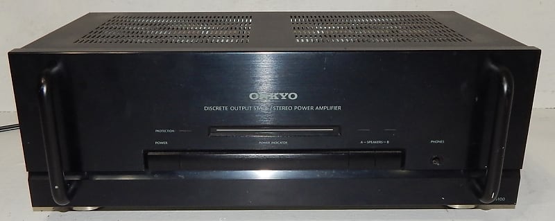 Onkyo M-5100 stereo power amplifier made in Japan | Reverb