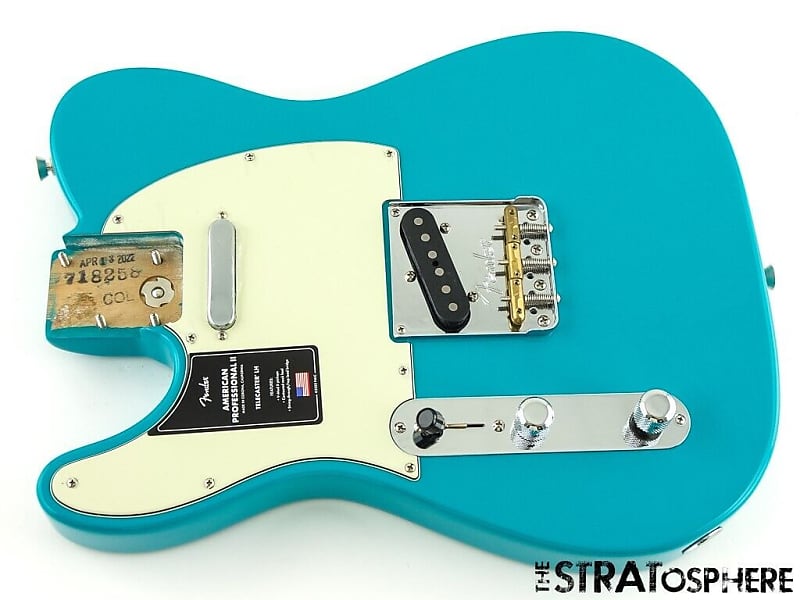 LEFTY Fender American Professional II Telecaster LOADED BODY | Reverb