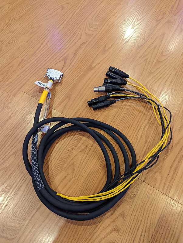 Digidesign Avid DB25 D-Sub to XLR I/O AES/EBU DigiSnake Cable | Reverb