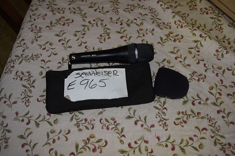 Sennheiser e965 Condenser Microphone 2000's - Black Metal | Reverb