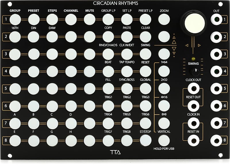 Tiptop Audio Circadian Rhythms Eurorack Sequencer Module - | Reverb