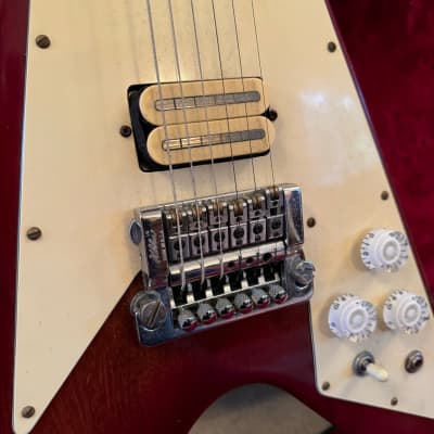 Vintage 1981 Gibson USA Flying V Cherry Sunburst Guitar w/ | Reverb