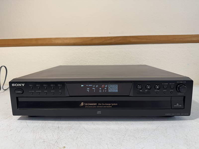 Sony CDP-CE275 CD Changer 5 Compact Disc Player HiFi Stereo | Reverb