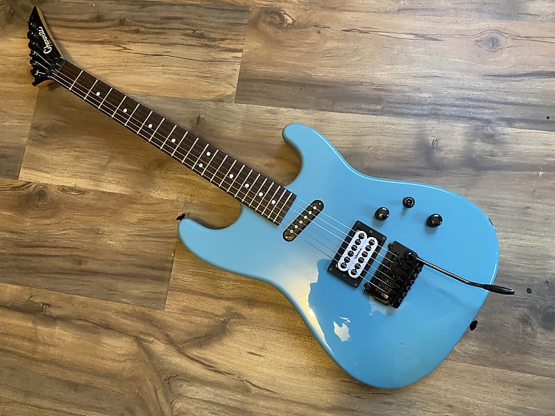 Charvelle Charvette 1980s - Blue | Reverb
