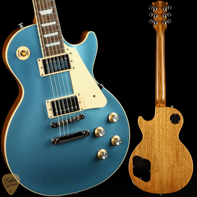 Gibson Les Paul Standard '60s Plain Top Pelham Blue | Reverb