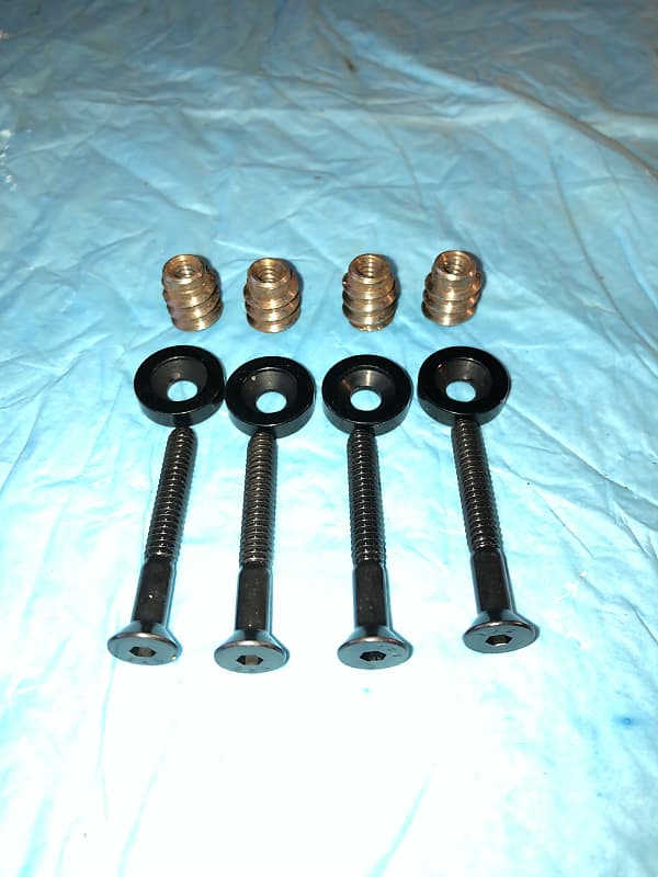 Threaded steel neck insert kit w/hardened Allen bolts (4) | Reverb