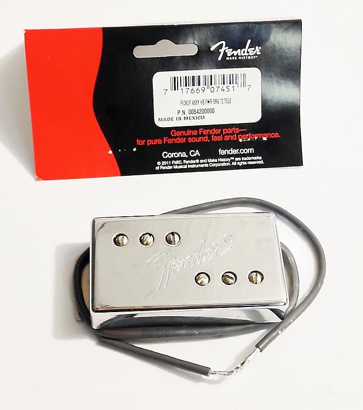 Genuine Fender '72 Deluxe Custom Telecaster Wide-Range BRIDGE | Reverb