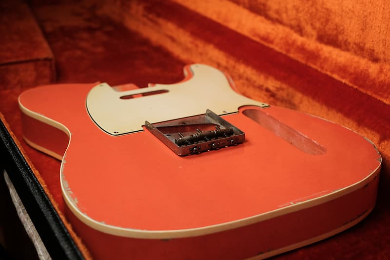 Freakaster Telecaster Custom Relic Body Fadaed Fiesta Red | Reverb UK
