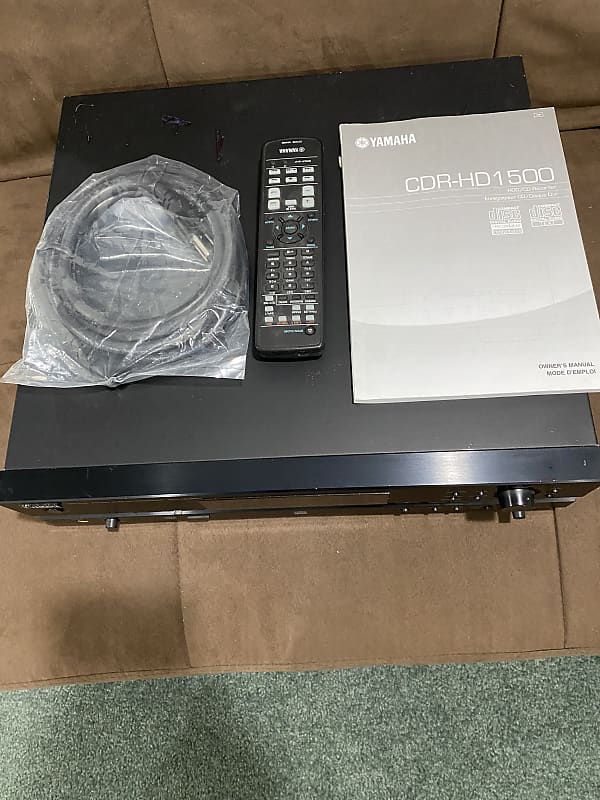 Yamaha CDR-HD-1500 CD R WITH 200GB HARD DRIVE 1999 - Black | Reverb