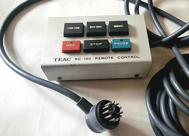 TEAC RC-120 Remote Control for Open Reel Tape Recorder, 3340 | Reverb