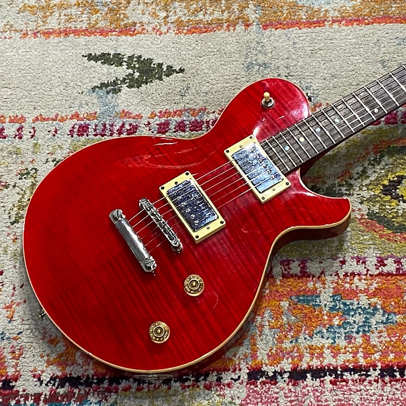 2008 Dean Evo - Single Cut in Transparent Red with Hardshell | Reverb