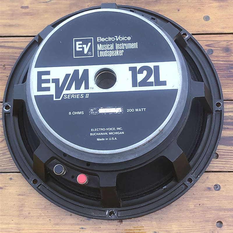 Electro-Voice EVM 12L-II Guitar Speaker - Just reconed w/ EV | Reverb