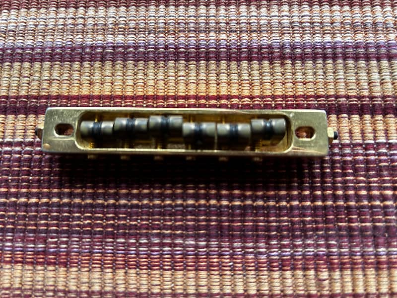 Gretsch Gold Roller Bridge from 1990s 6120 Guitar | Reverb