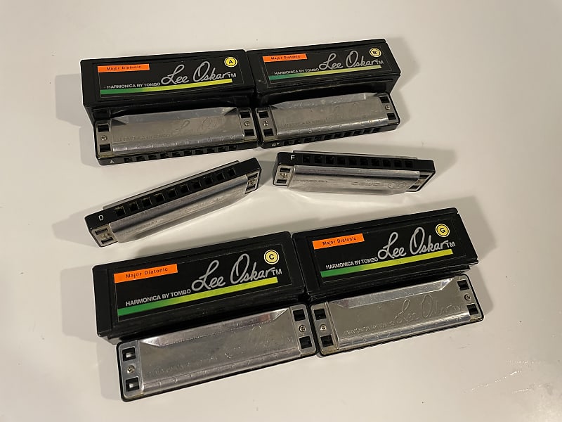 Lee Oskar 1910 Major Diatonic Harmonica Set - A, Bb, C, D, F, | Reverb