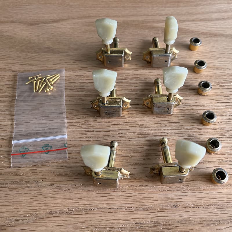 Gibson Deluxe Vintage Style Tuner Set (Gold) | Reverb