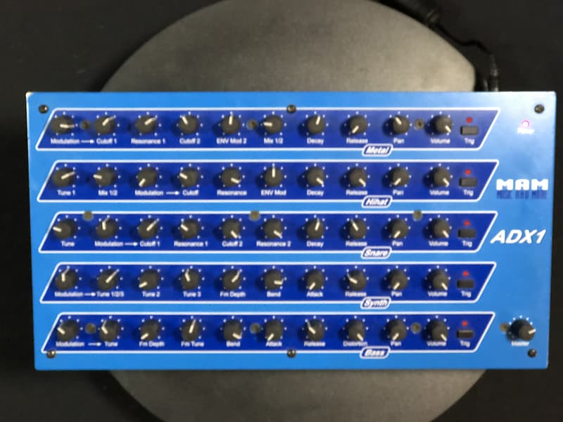 1999 - Rare MAM ADX1 - Analog Drum module CW | Reverb