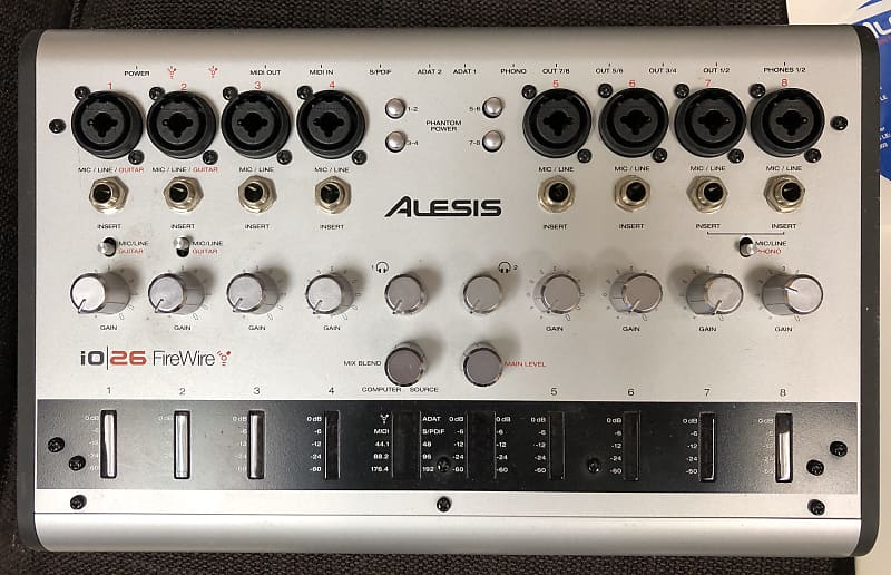 Alesis iO|26 8-Channel FireWire Recording Interface | Reverb