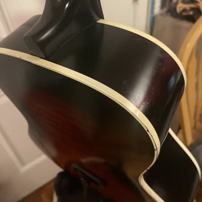 Harmony (Stella) Acoustic Parlor Guitar RARE “Fender” style | Reverb