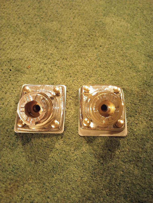 Unbranded Bass Drum Spur Receiver (Pair) Chrome | Reverb