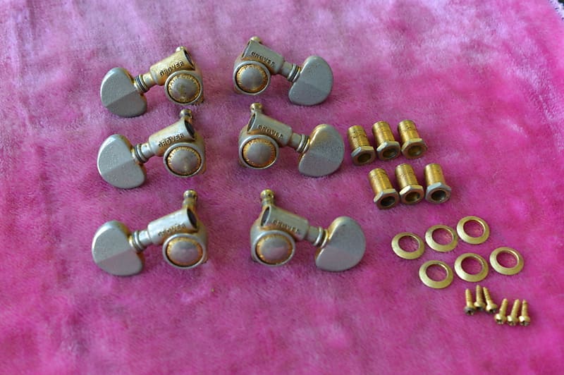 Vintage 1960's Gibson Pat Pend Gold Grover Rotomatic Tuners | Reverb