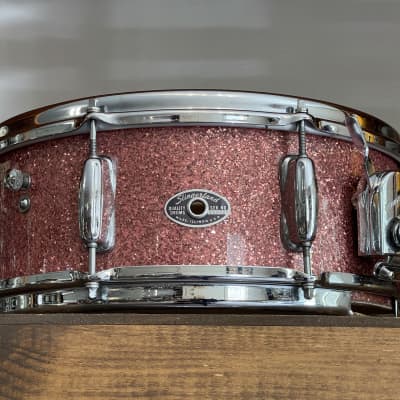1960's Slingerland Artist Model 5.5x14" Sparking Pink Pearl | Reverb