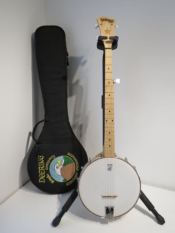 Left-Handed Deering Goodtime 5 String Open Backed Banjo | Reverb UK