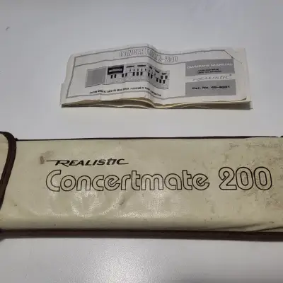 Realistic Concertmate 200 | Reverb