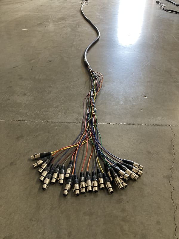 24 CHANNEL ELCO/EDAC TO XLR-F CABLE, 14 FEET | Reverb