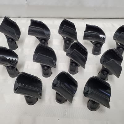 Shure WA371 Wireless Handheld Microphone Clips Bundle of 12 | Reverb