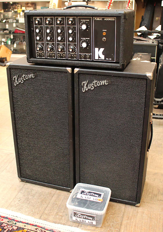 Kustom PA10 Head + 2pc PA10 Speakers | Reverb