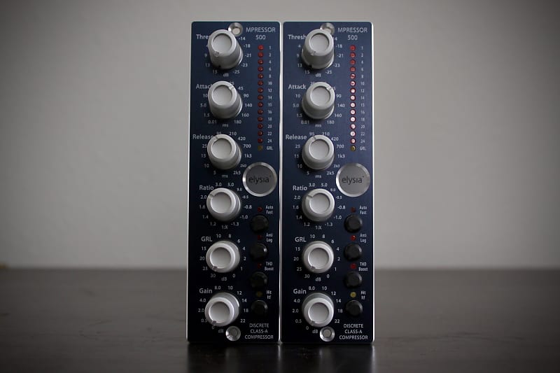 Matched Pair Elysia mpressor 500 Mono 500 Series | Reverb Australia