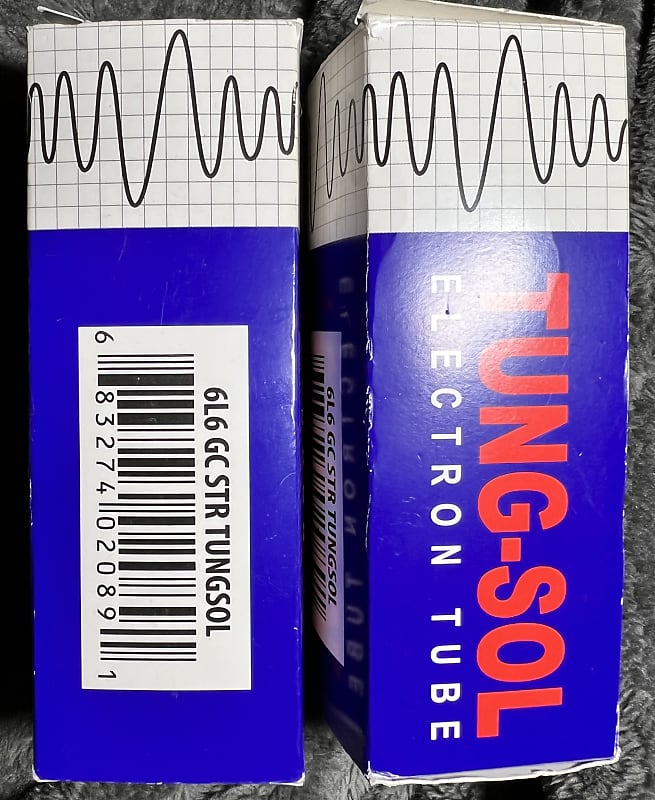 Tung-Sol 6L6GC STR 2023 -Platinum matched pair | Reverb