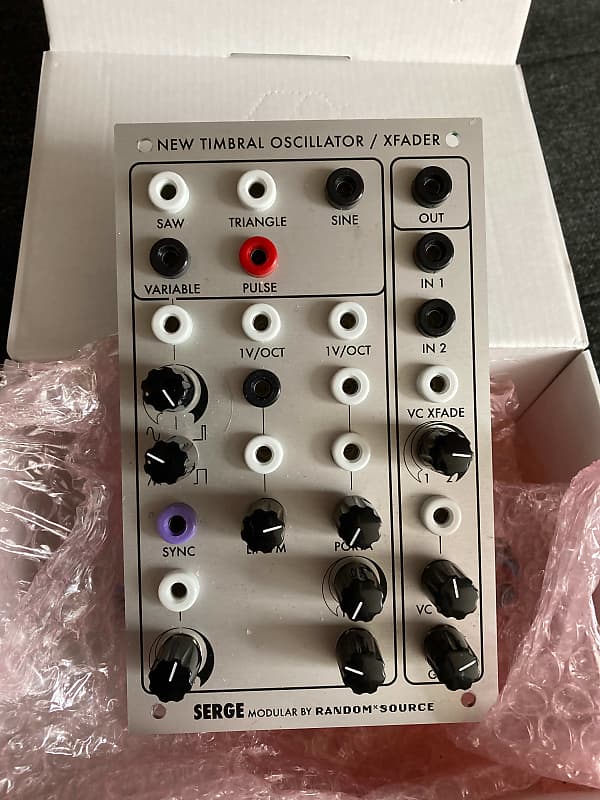 Serge Modular by Random*Source New Timbral Oscillator (NTO) + | Reverb