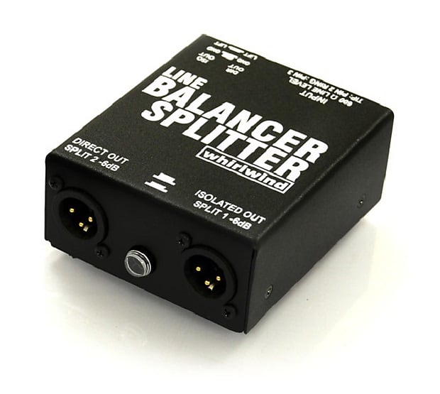 Whirlwind LBS XLR Audio Line Balancer Splitter Interface | Reverb