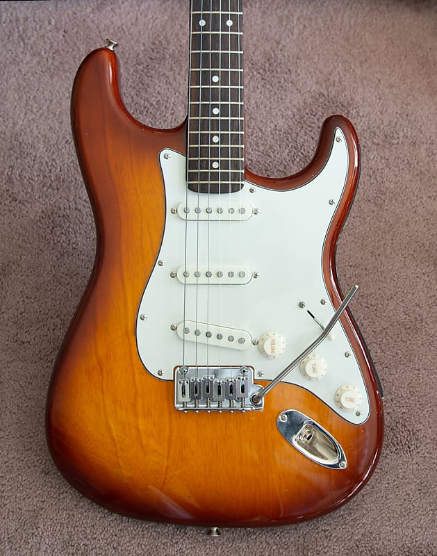 Fender Stratocaster Cherry Sunburst | Reverb