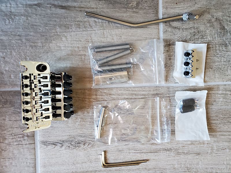 Floyd Rose 1000 double-locking tremolo Chrome with R3 nut | Reverb