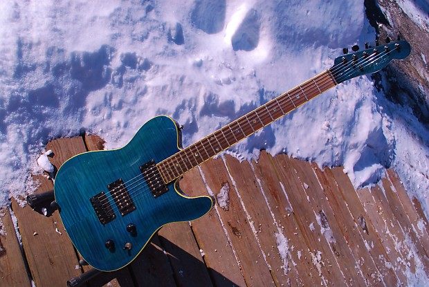 Fender FMT HH 2003 Trans Blue set neck telecaster tele - | Reverb