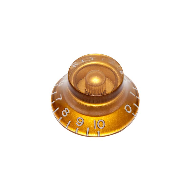 Hosco Hat Control Knob Gibson Style (Gold, Imperial (inch)) | Reverb