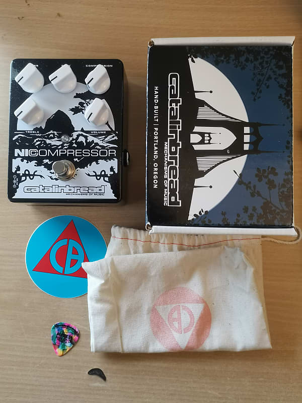 Catalinbread Nicompressor - Silver On Black 2023 | Reverb UK