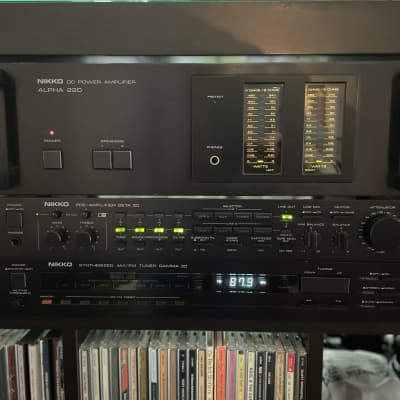 Nikko Nikko rack system Alpha 220 amp Beta 50 preamp Gamma 30 | Reverb