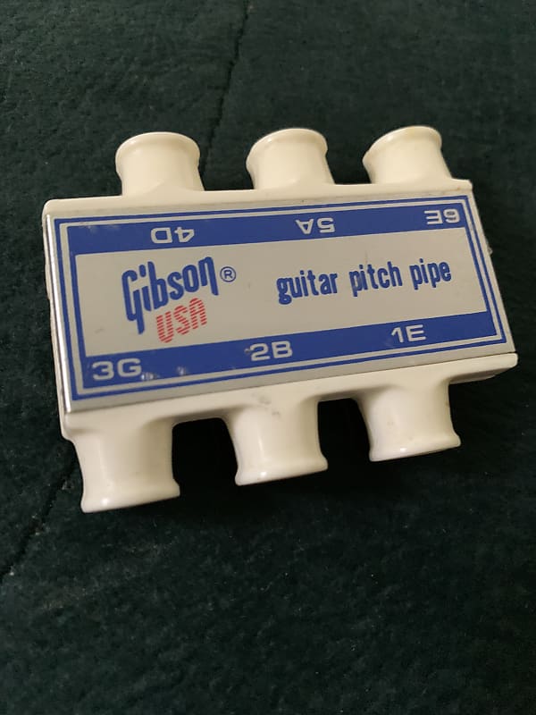 Gibson guitar pitch pipe 70’s / 80’s - white | Reverb