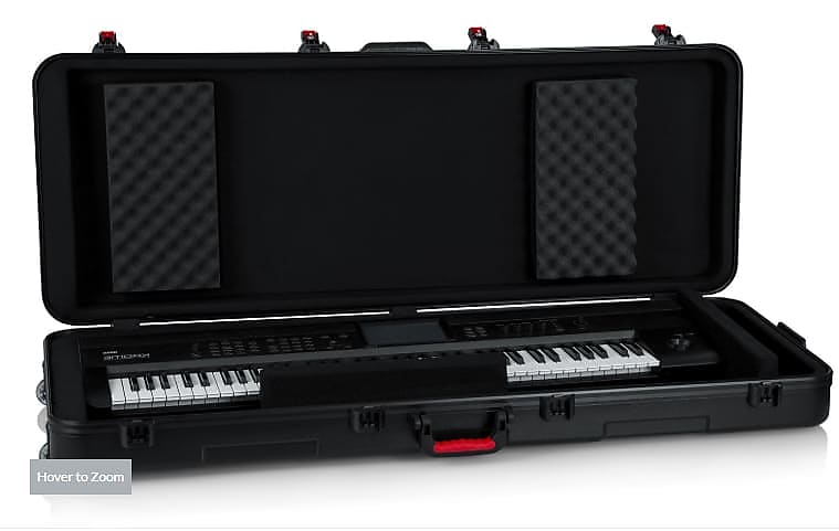 Gator GTSA-KEY76 TSA Molded Keyboard Case w/ Wheels - 76-Keys | Reverb