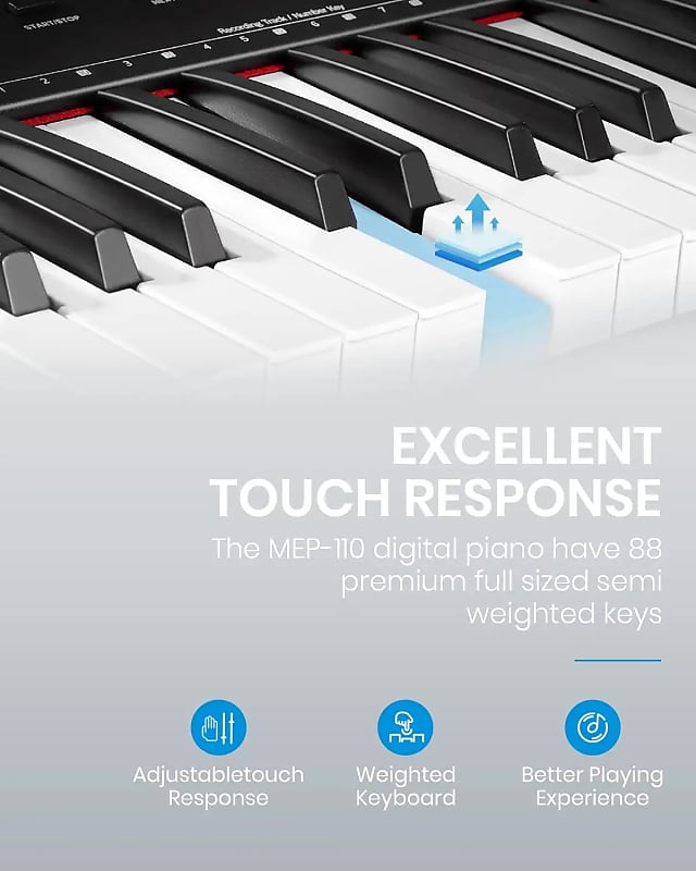 (Accept Offer) Moukey 88 Key Full-Size Semi-Weighted Electric | Reverb