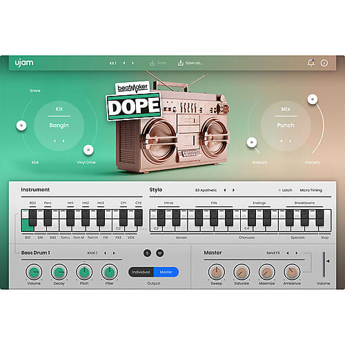 Ujam Beatmaker DOPE 2 Virtual Instrument | Reverb