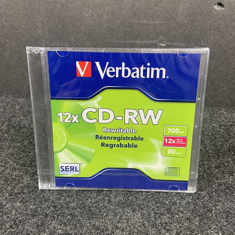 Verbatim 12x CD-RW Blank CD | Reverb