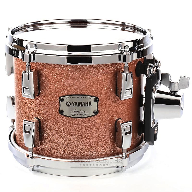 Yamaha Absolute Hybrid Tom 8x7 Pink Champagne Sparkle | Reverb