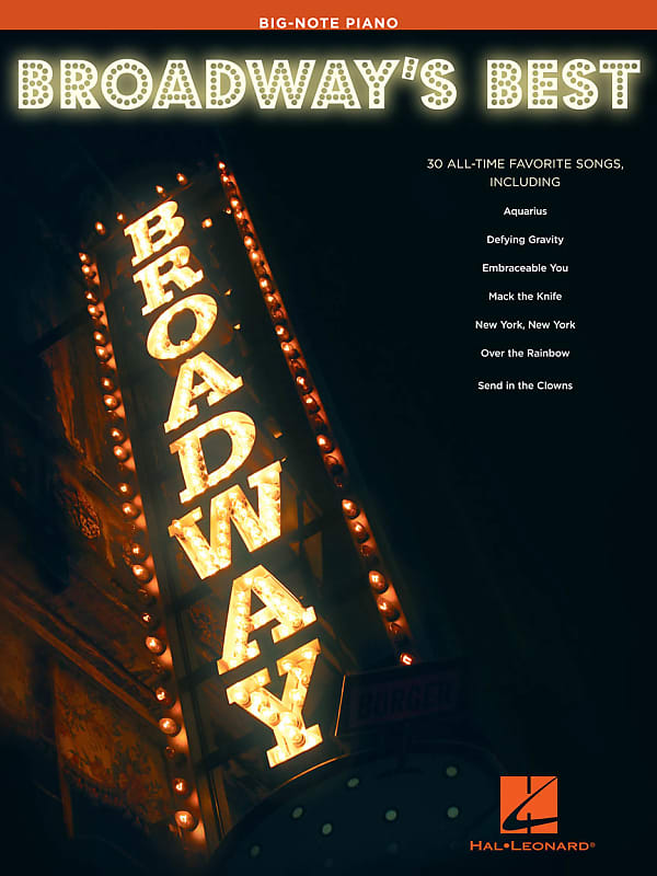 Broadway's Best - Big Note Piano | Reverb