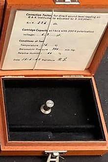 Bruel & Kjaer 4135 Capsule microphone vintage - Steel | Reverb