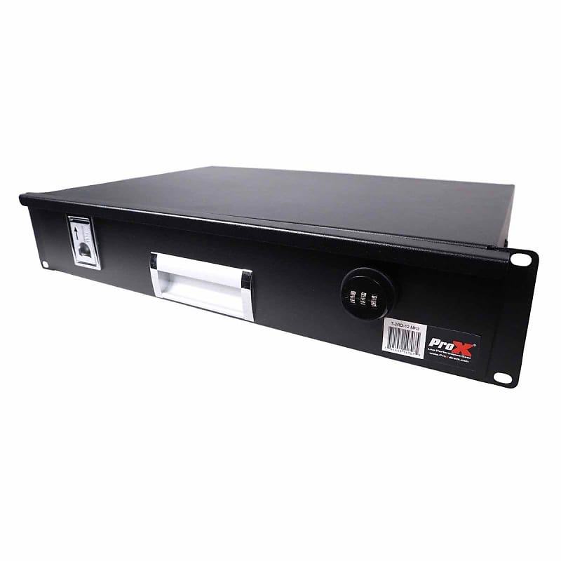 ProX T-2RD-12-MK3 2U Black Pro Audio Metal Rack Drawer 12" | Reverb